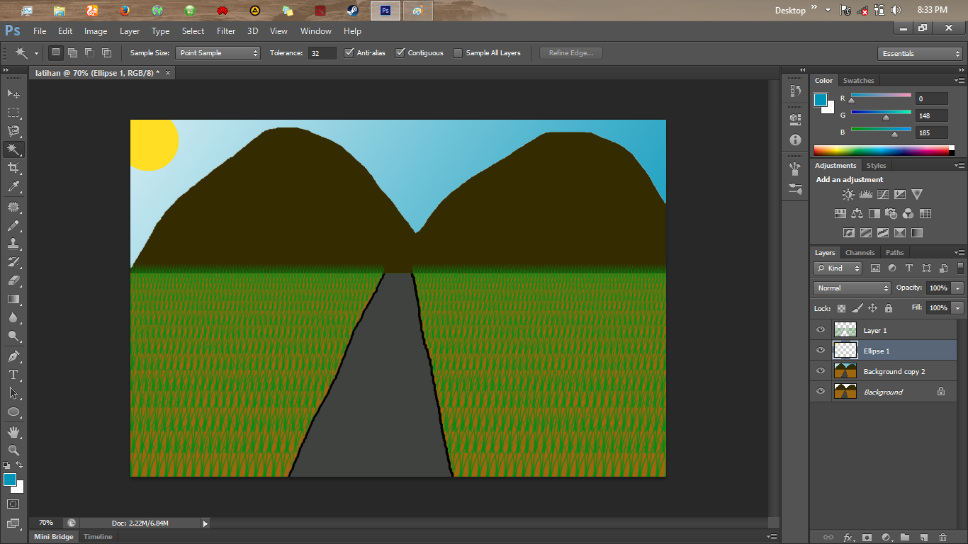 Mengenal Gambar Raster dan Photoshop