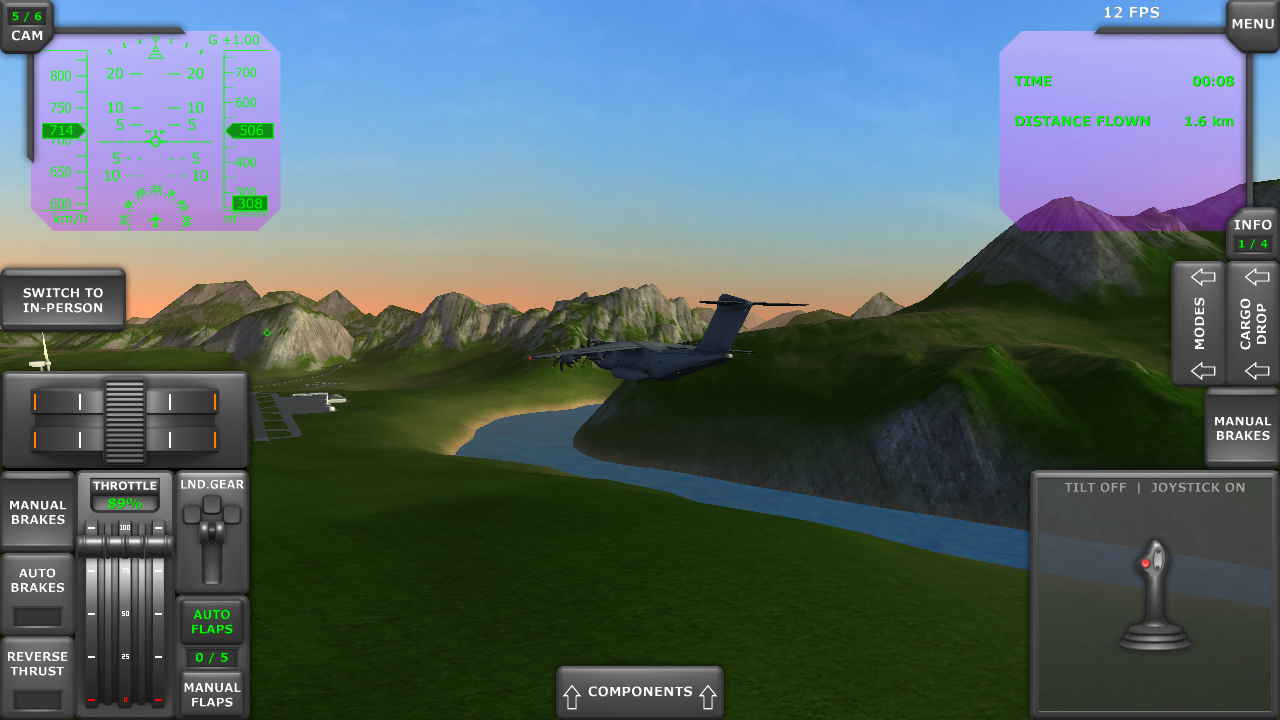 How to use autopilot in turboprop flight simulator