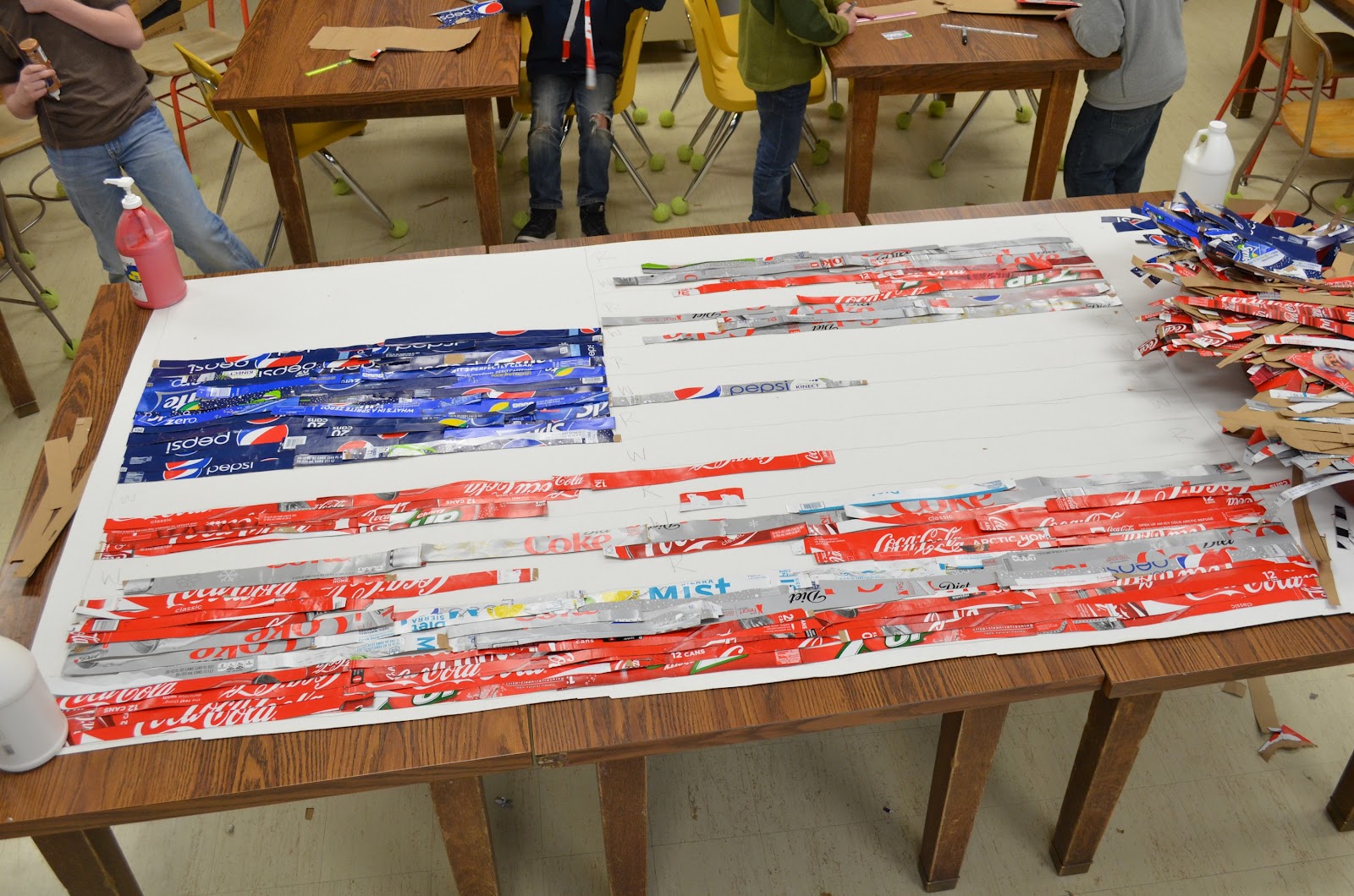 Expedition: Art: Jasper Johns-Inspired American Flag