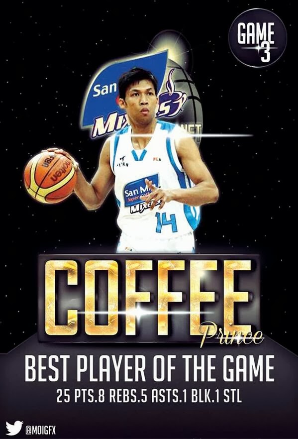Mico Halili: PBA Fan Art - Manila Clasico Game 4, San Mig Coffee ...