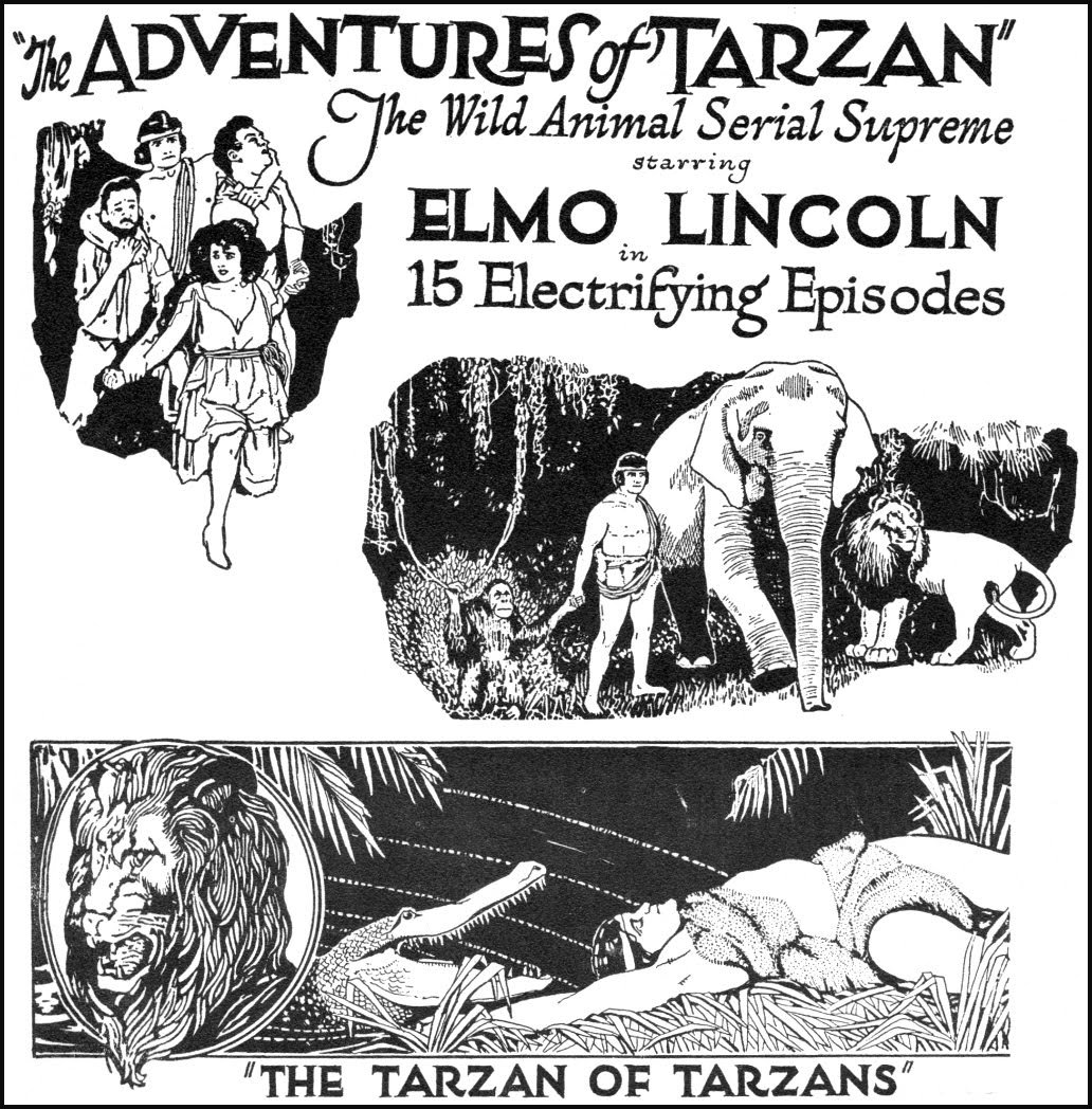 MI ENCICLOPEDIA DE CINE: Tarzan Años 10 y 20 _Peliculas Mudas