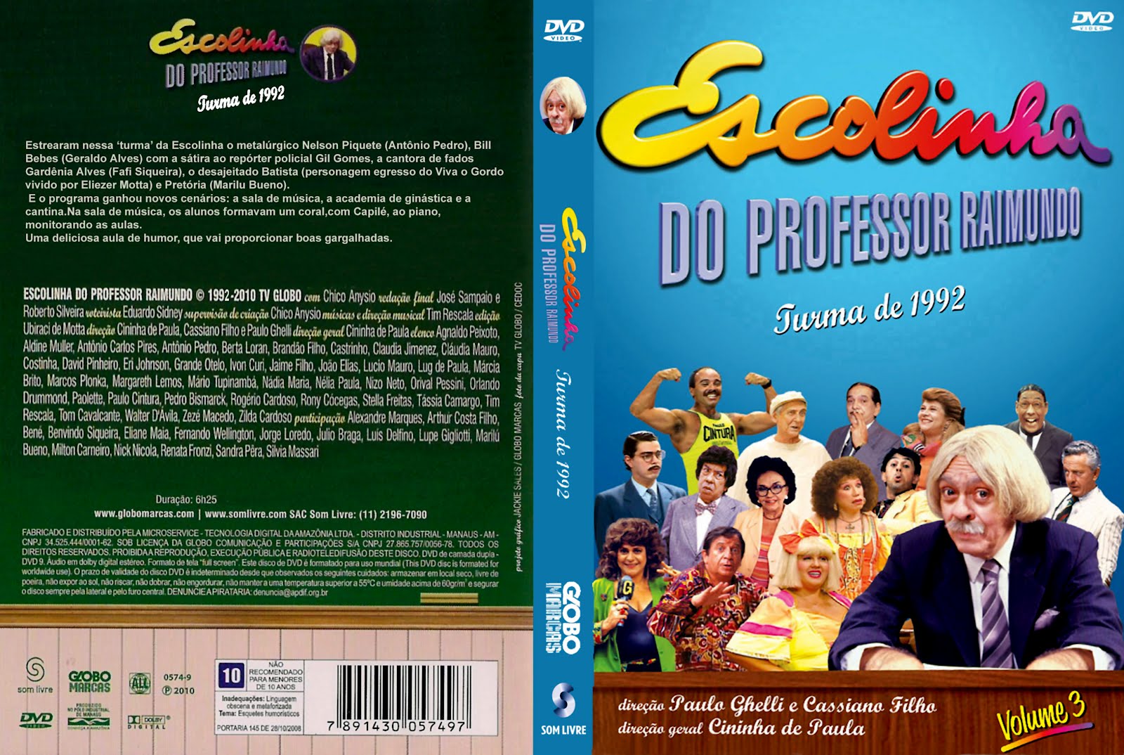 Capas Medina - Somente Capas de DVD: Escolinha do Professor Raimundo