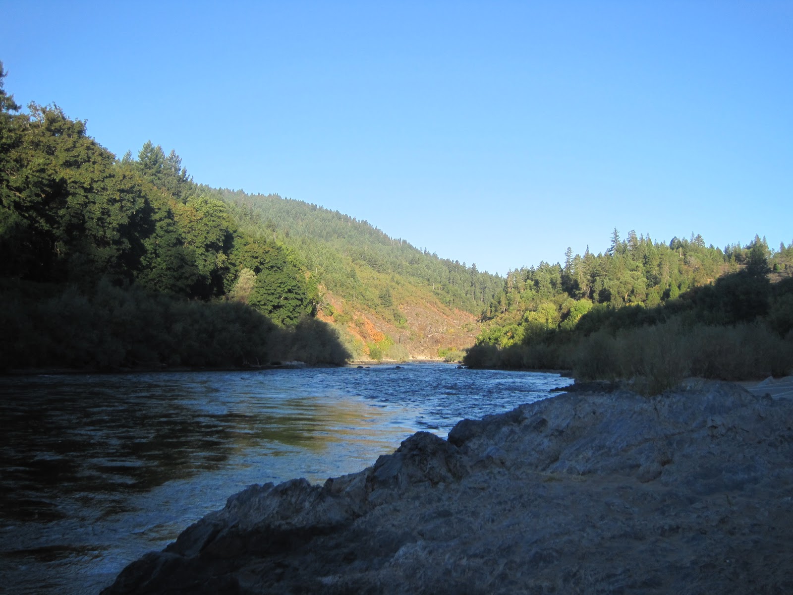 Rogue River Rafting: The Rogue River colors in the fall