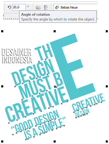 Cara Membuat Desain Teks Sederhana di CorelDRAW | myBlog