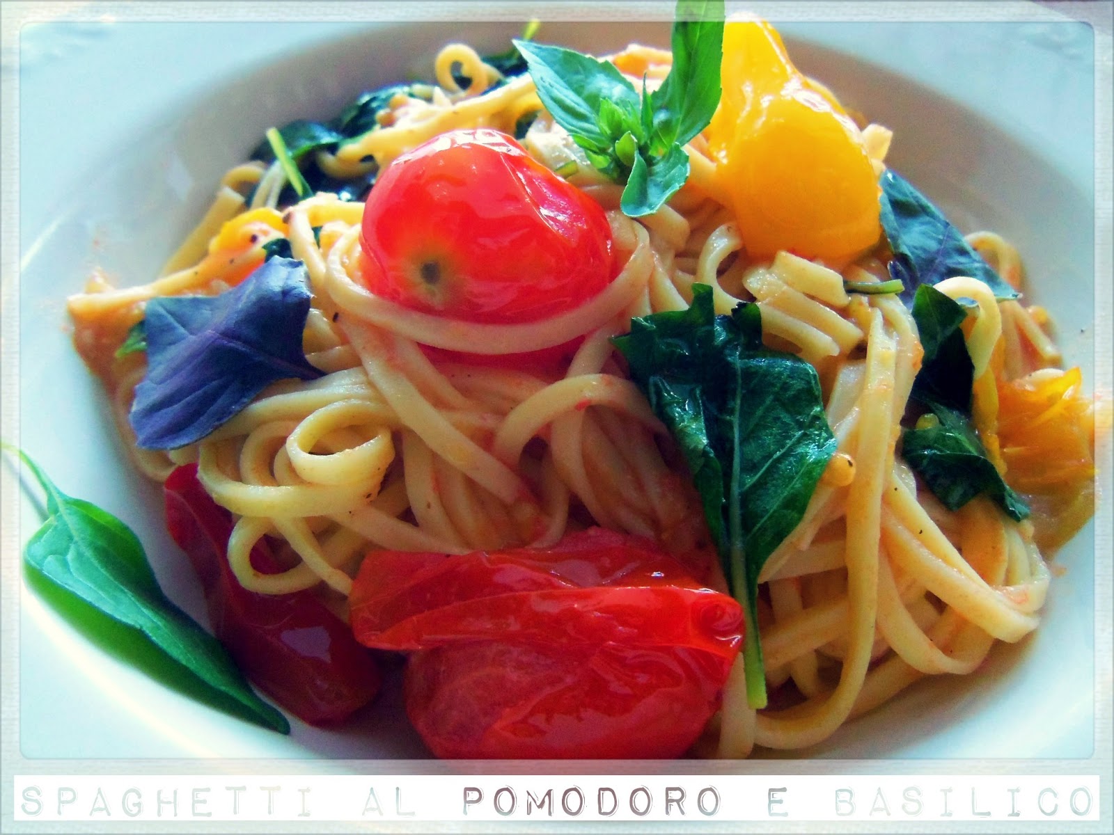 You've Got Meal!: 100TH POST* Spaghetti al Pomodoro e Basilico (Tomato ...