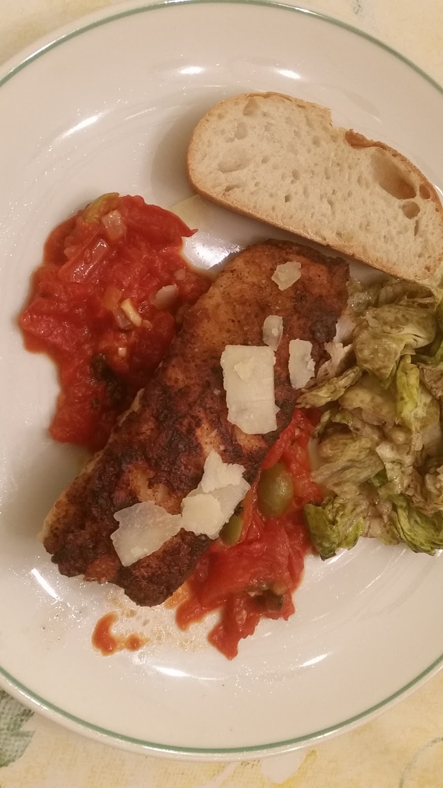 Scrappy Happy Starfishy: Simple pan fried fish with Mediterranean ...