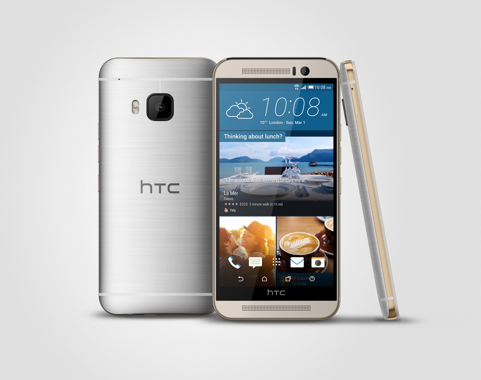 HTC One M9 with 5-inch FHD display, Snapdragon 810 SoC, 20MP camera ...