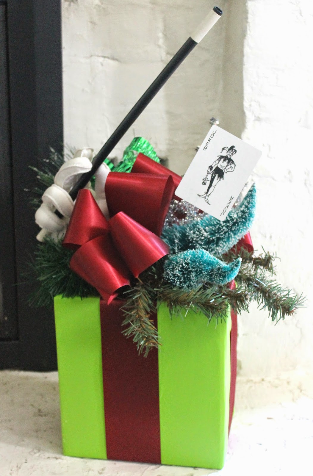 Happy Holidays: Gift Wrapped Boxes and Fancy Cakes.