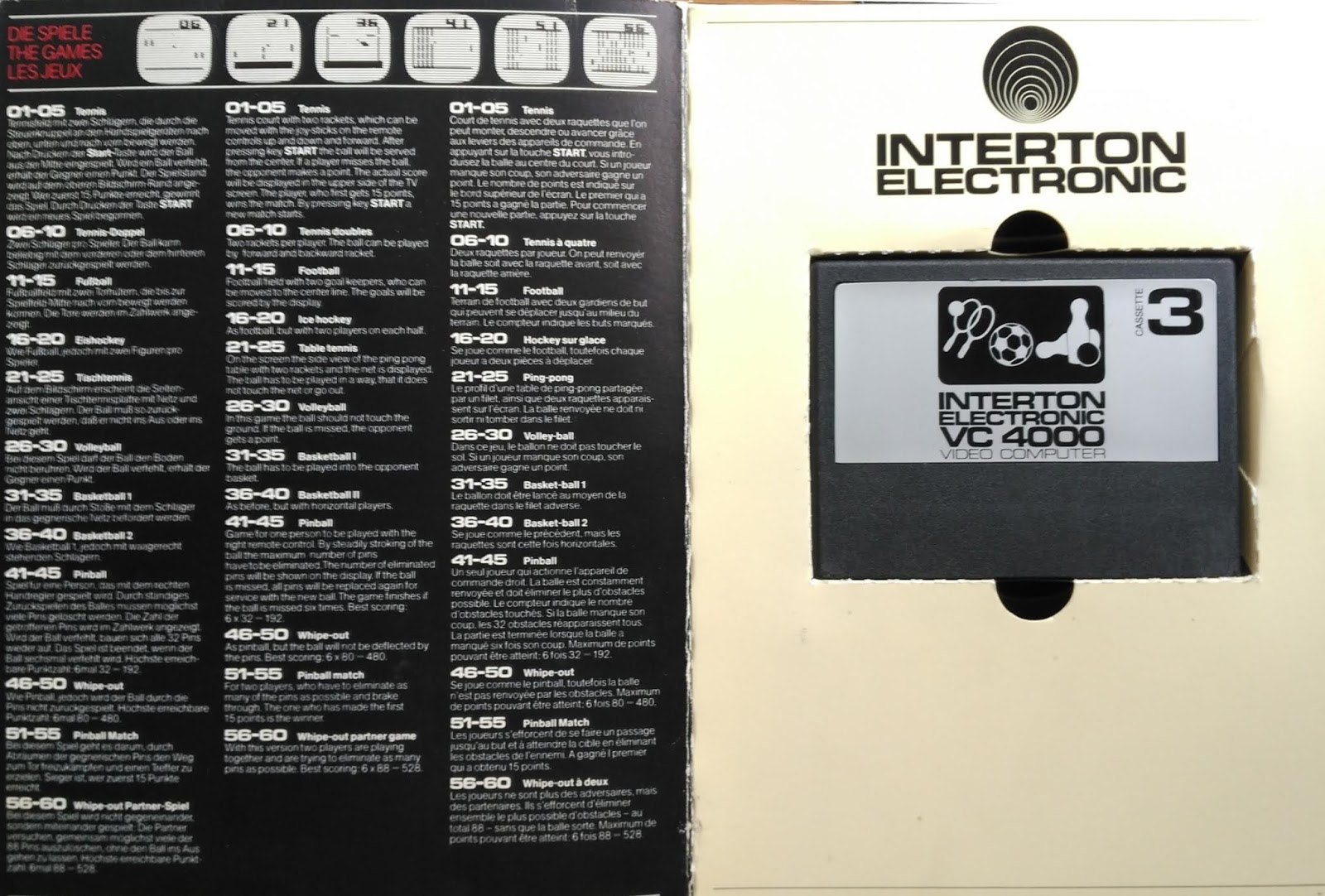 Retro Ordenadores Orty: Consola Interton VC-4000 (1978)