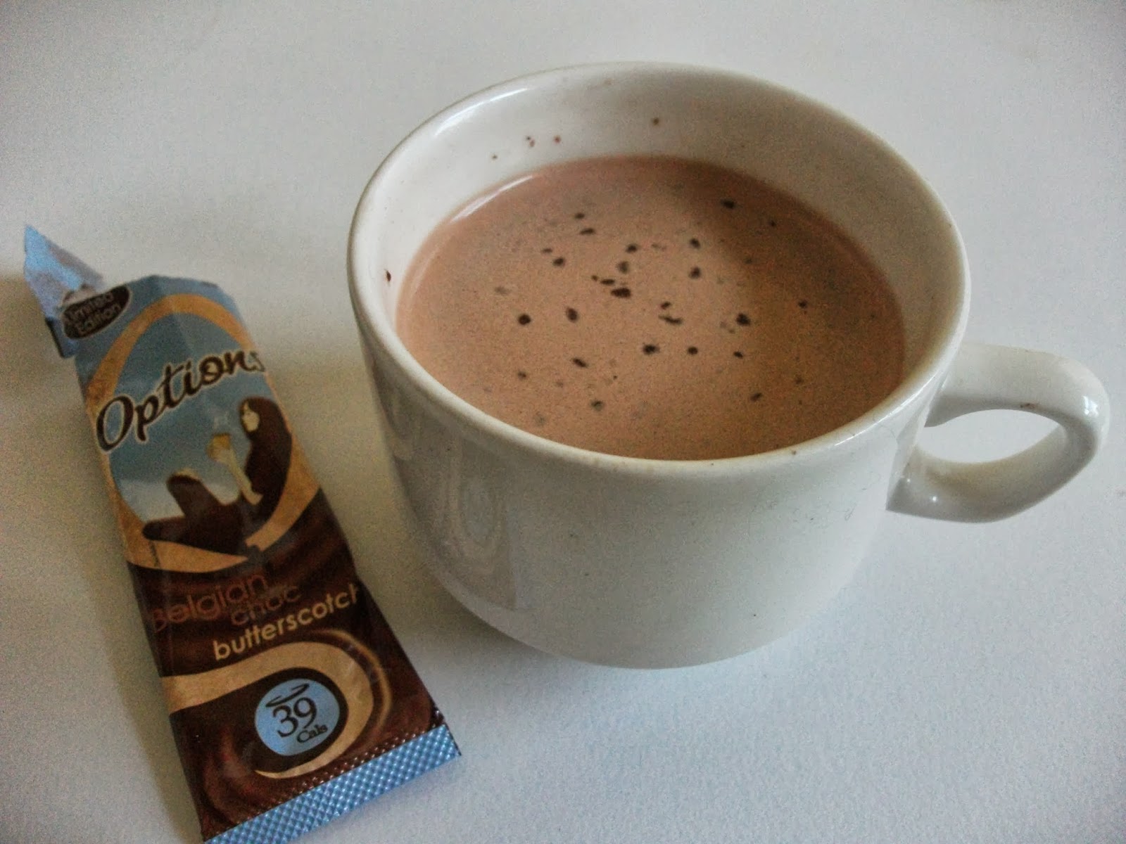 Options Belgian Choc Butterscotch Hot Chocolate (Limited Edition) Review