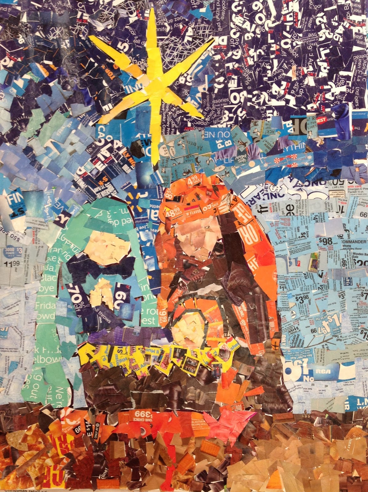 Miss Arty Pants: Christmas Collages