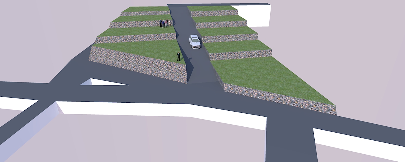 Lahan Terasering - Jasa Site Plan
