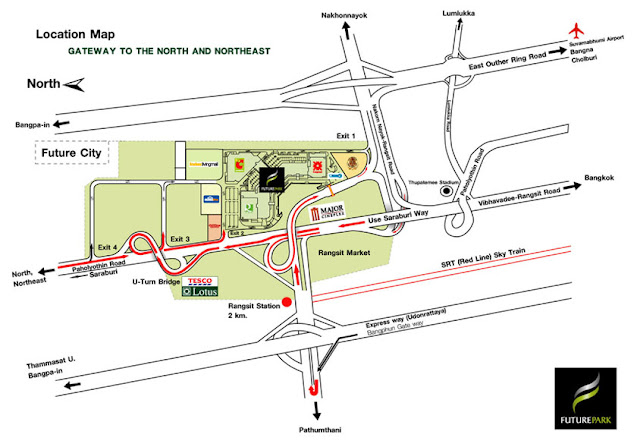 MAP TOUR: แผนที่ฟิวเจอร์ พาร์ค รังสิต แผนที่ Zpell @ future Park ...