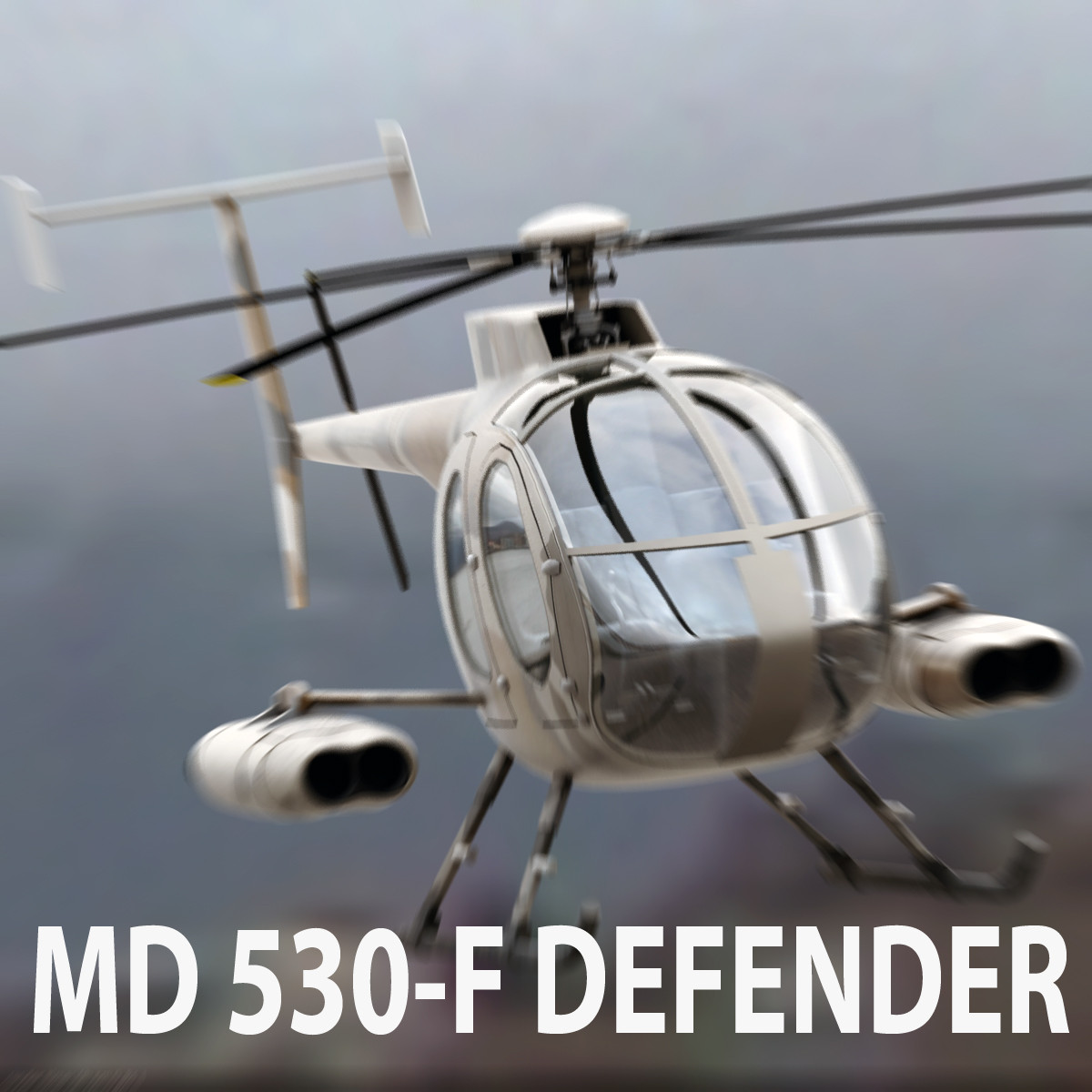 3D.ART.Reactor: 3D Model MD 530 Military