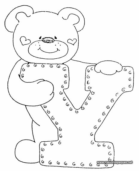 Imagenes de ositos con letras - Imagui