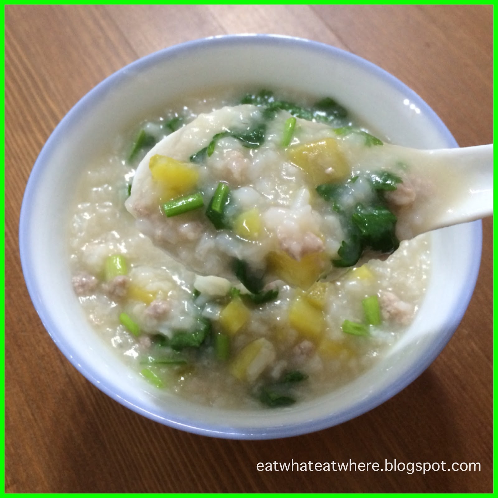 Eat what, Eat where?: #ewew cooks 3 Types of Porridge (with Chicken ...