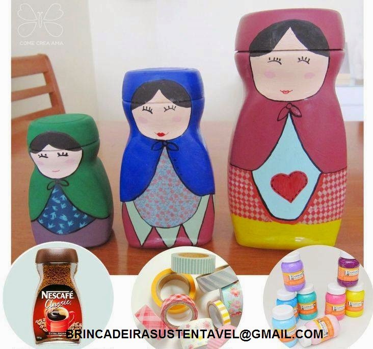 BRINCADEIRA SUSTENTÁVEL: Matrioskas - Artesanal souvenir russo foi ...