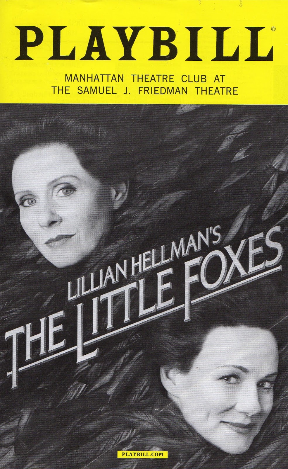 THEATRE'S LEITER SIDE: 173. Review: THE LITTLE FOXES (seen April 13, 2017)