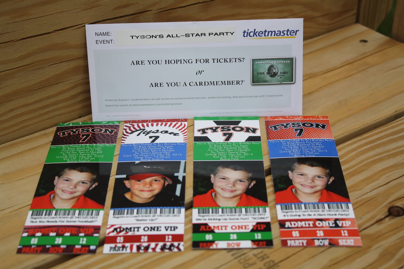 Bolling With 5: Tyson's "All-Sports" Birthday Invitation