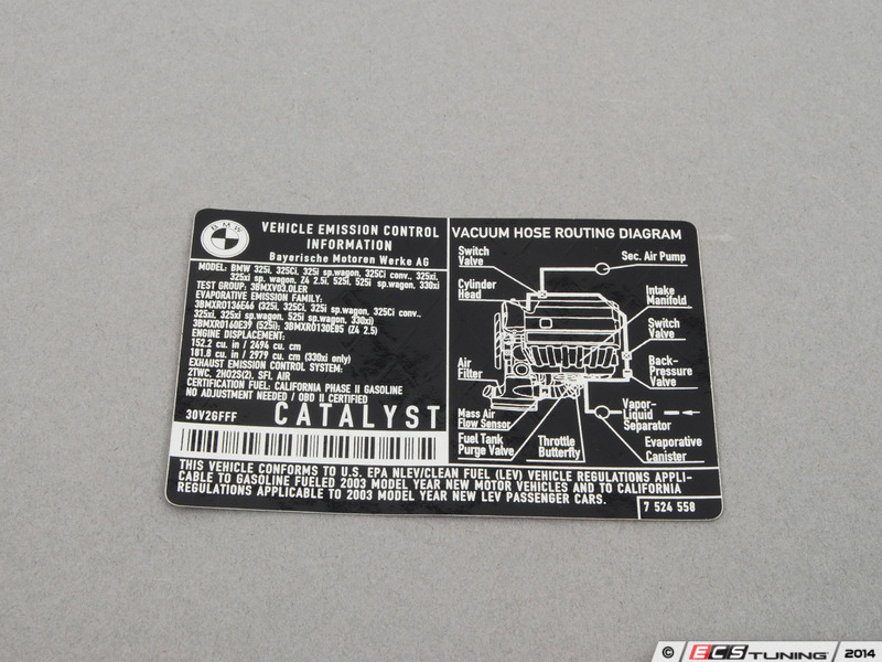 Replacement VIN (vehicle identification number) Stickers: Truck ...