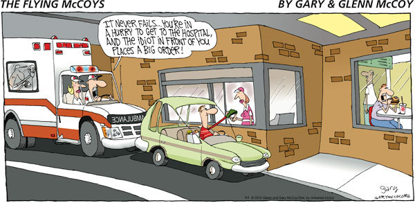 World of Cartoons and Comics: Ambulance and drive in