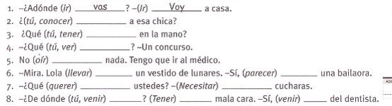 Español: Конструкция Estar+ Gerundio