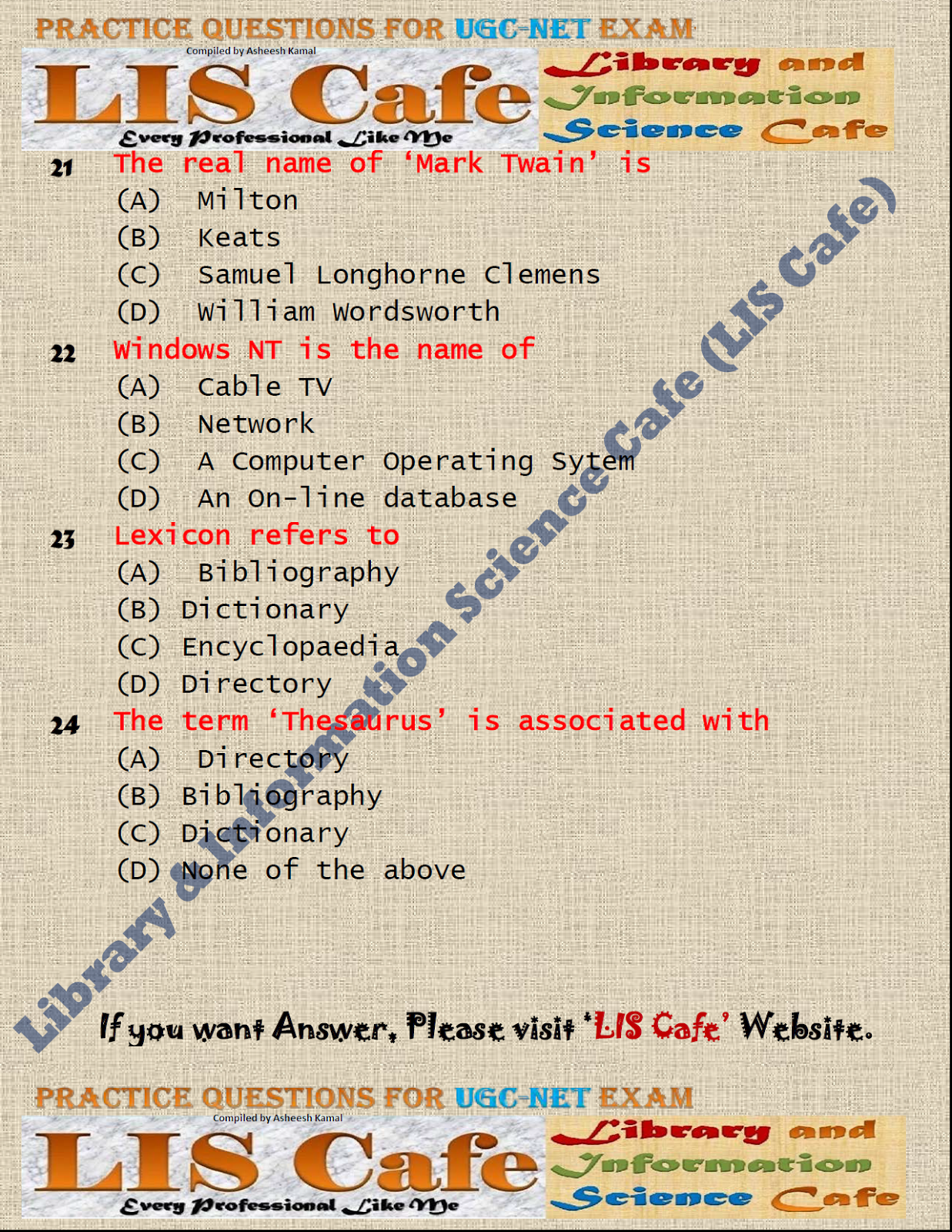 Practice Questions For Ugc Net December 2018 Exam