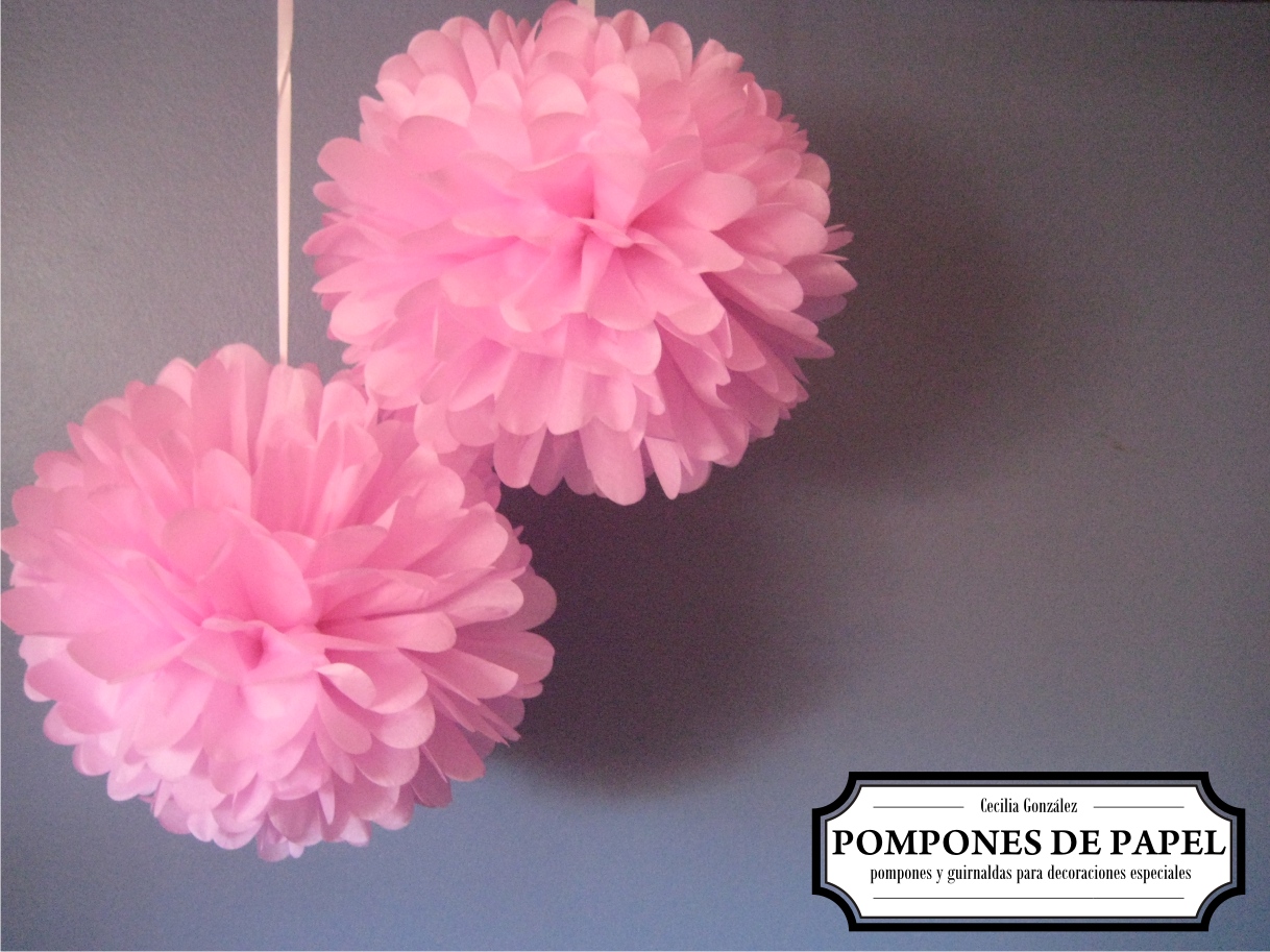 Pompones de Papel: :: Por siempre rosa...