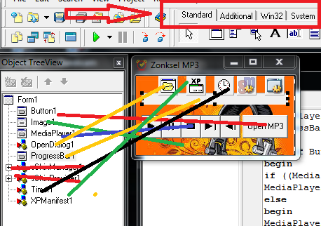 Cara Membuat Aplikasi Pemutar Musik Menggunakan Delphi7 | Belajar Program