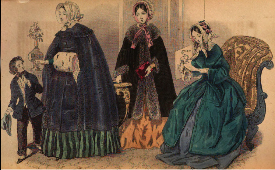 19th Century Historical Tidbits: 1845 Fashions