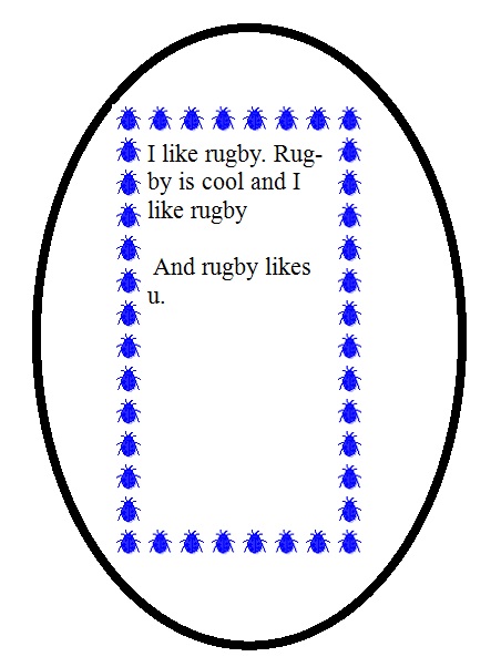 Room 3: Rugby poems by room 3