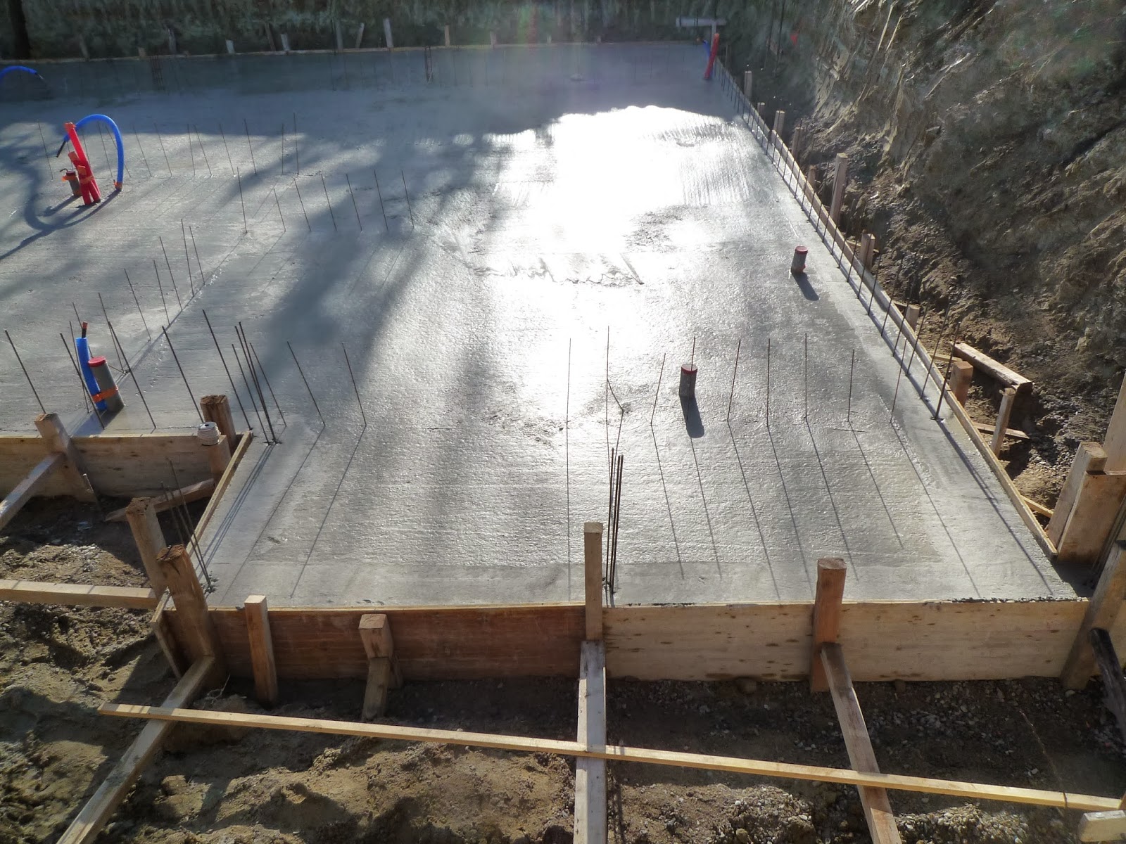 Notre maison en Haute-Garonne: Fondations: un joli radier