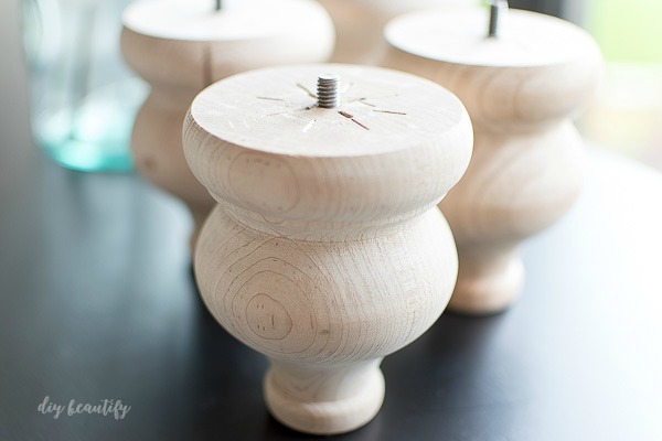 Easy Sofa Leg Swap - DIY Beautify - Creating Beauty at Home