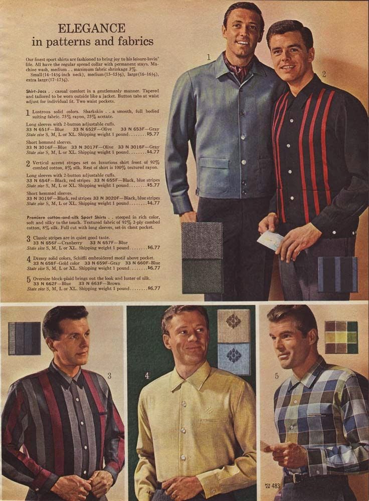 Moda Masculina nos Anos 60 - Nostalgiarama