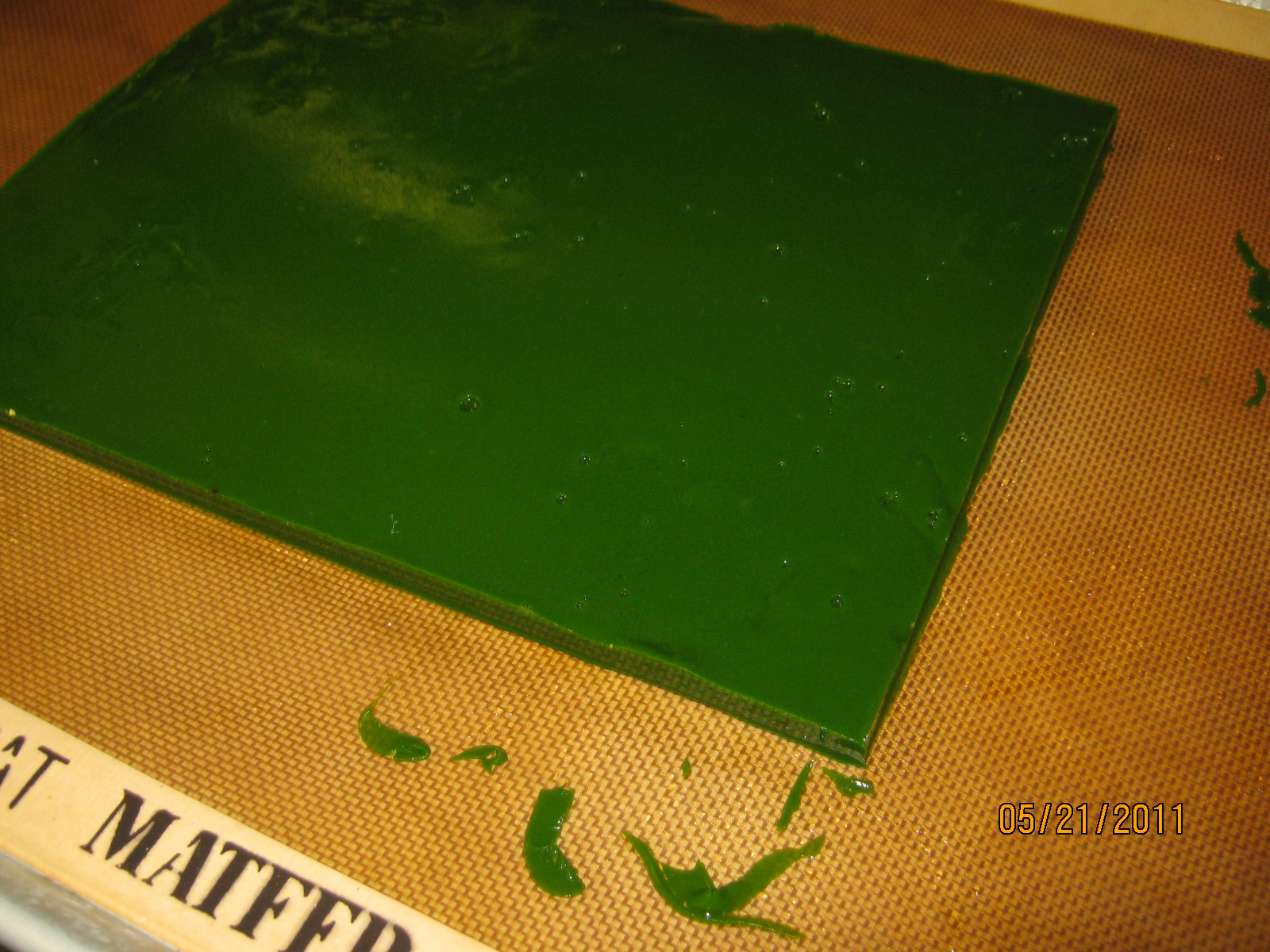 J. Gilbert's 826 Test Kitchen/Chef's Tasting Log: Basil Gelee