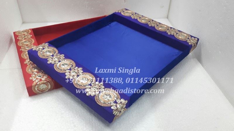 The Wedding Designers: Saree Packing Trays
