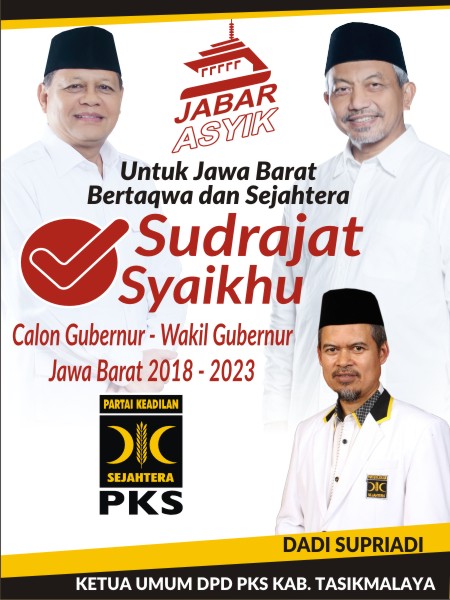 Contoh Desain dan Harga Banner Pilgub Jabar 2018 - KARYAKU
