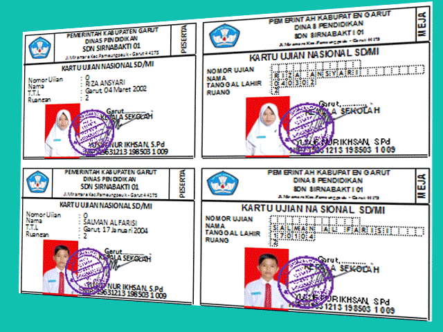 Download Aplikasi Cetak ID Card Peserta Ujian [Format Excel] 2022/2023 ...