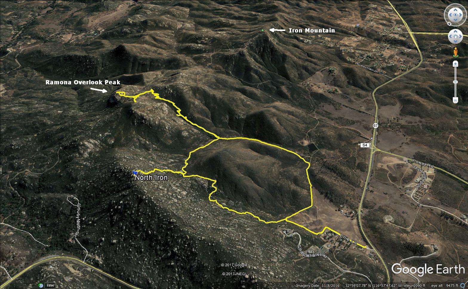 Iron Hiker: North Iron Mountain and Ramona Overlook Peak