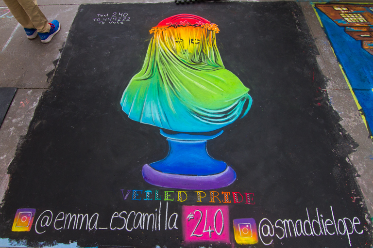 Tales of the Flowers: 2018 Pasadena Chalk Festival - Sunday Day 2