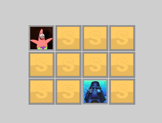 SpongeBob Games: SpongeBob and Patrick Memory Game