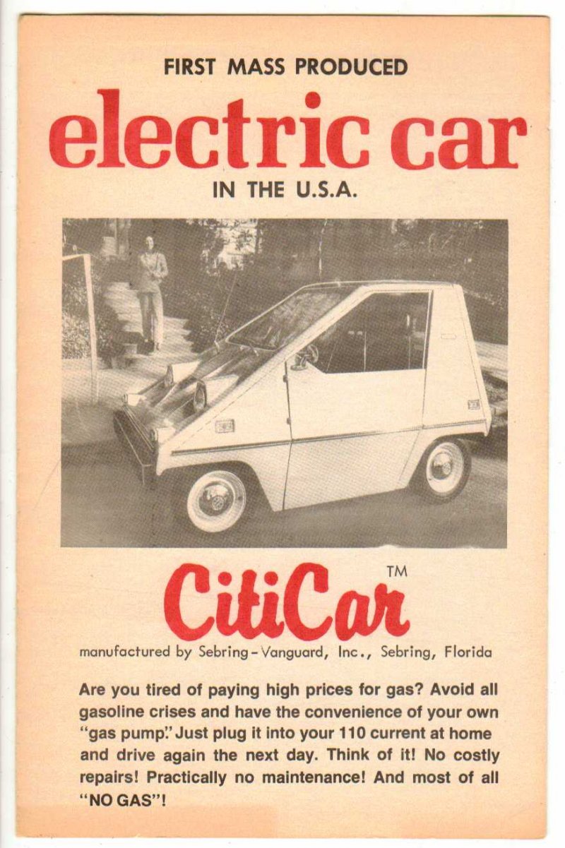 Mesquite Hugger: Vintage Electric Car Profile: the almighty Sebring ...