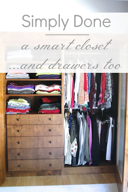 Simply Done: A Smart Closet | simply organized | Bloglovin’