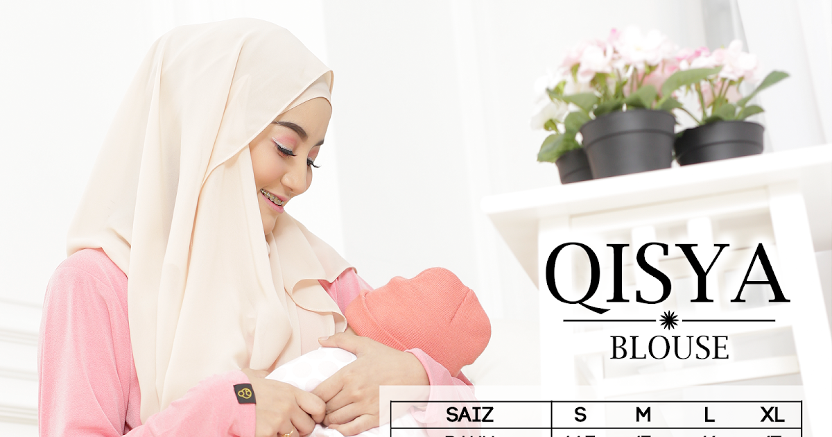 QISYA CHART SIZE - Baju Maternity dan Baju Menyusu Muslimah - Dida MOMS