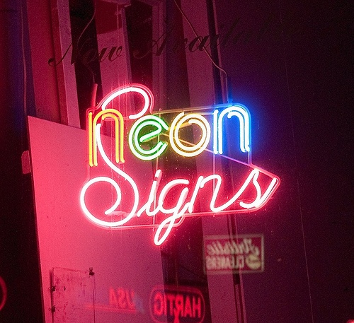 Colour Inspiration: Neon Signs | Fitzroy Boutique