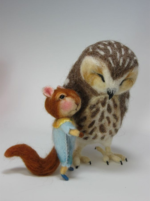 My Owl Barn: Needle Felted Creatures