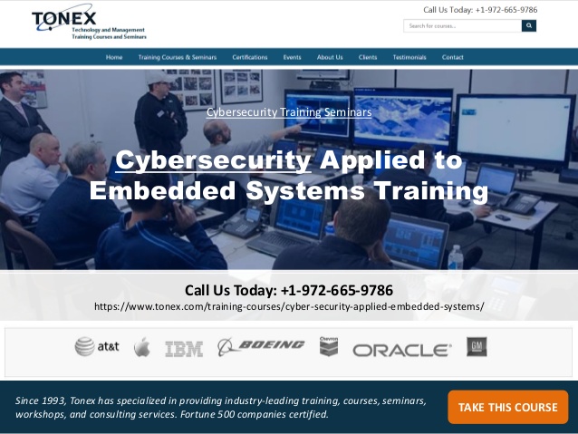 Cyber Security and Embedded Systems Training Bootcamp