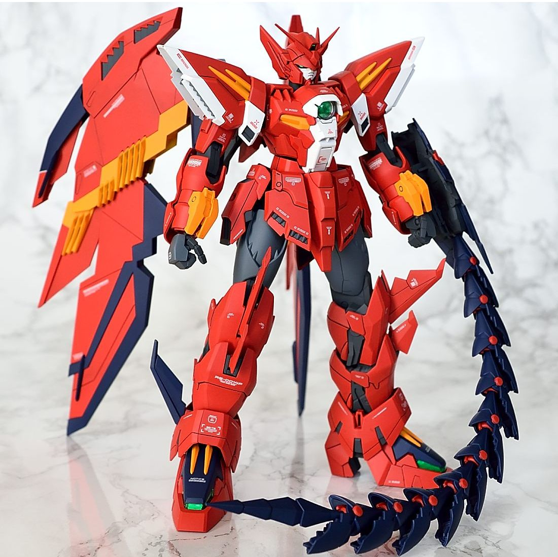 GUNDAM GUY: MG 1/100 Gundam Epyon EW - Painted Build