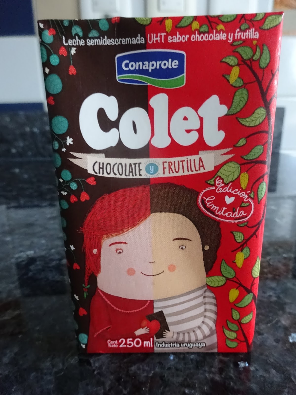 Dolce Uruguay: Colet chocolate y frutilla