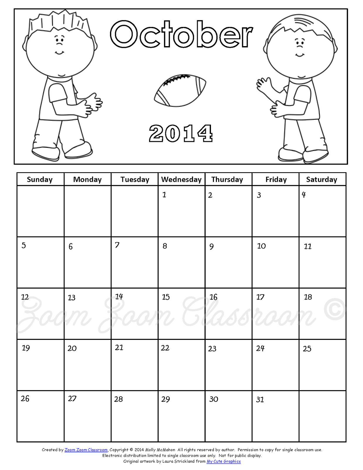 Lessons by Molly: free-school-calendar